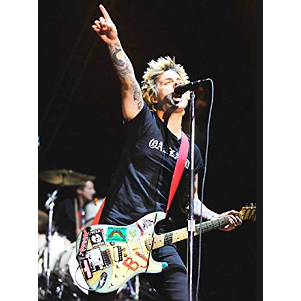 Mini BJ Guitar For G-R-E-E-N D-A-Y BILLIE JOE ARMSTRONG Display GIFT