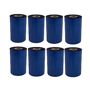 Thermal Transfer Ribbon - Wax 4.33" X 1476' (110mm X 450m) Black 24 Rolls/Case (ZEBRA Printer)