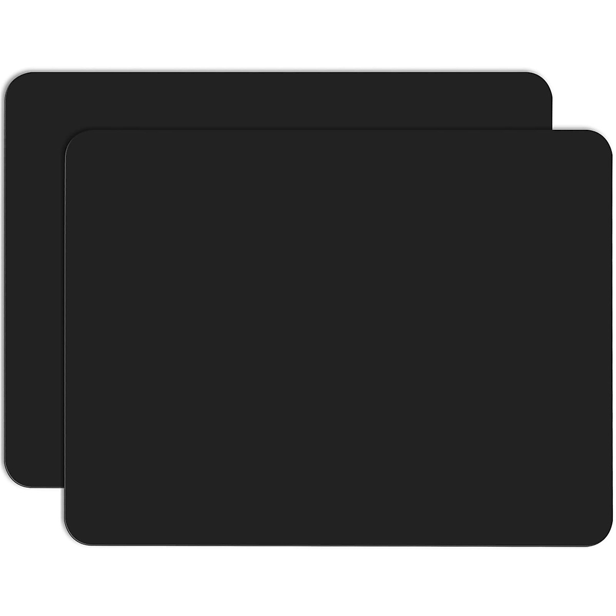 Gartful 2 Pack Silicone Crafting Mats, 15.7" x 11.8" Silicone Mat for Crafts, Large Heat Resistant Sheet for Jewelry Casting, Epoxy Resin, Painting, Counter Table Protector, Placemat, Nonstick, Black