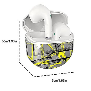 Wireless Noise Cancelling Bluetooth Headset with Creative Tuya Chaging Case, in Ear Earbuds IPX5 Sports Waterproof Bluetooth 5. 0 Stereo Surround Headphones, Dark Grey