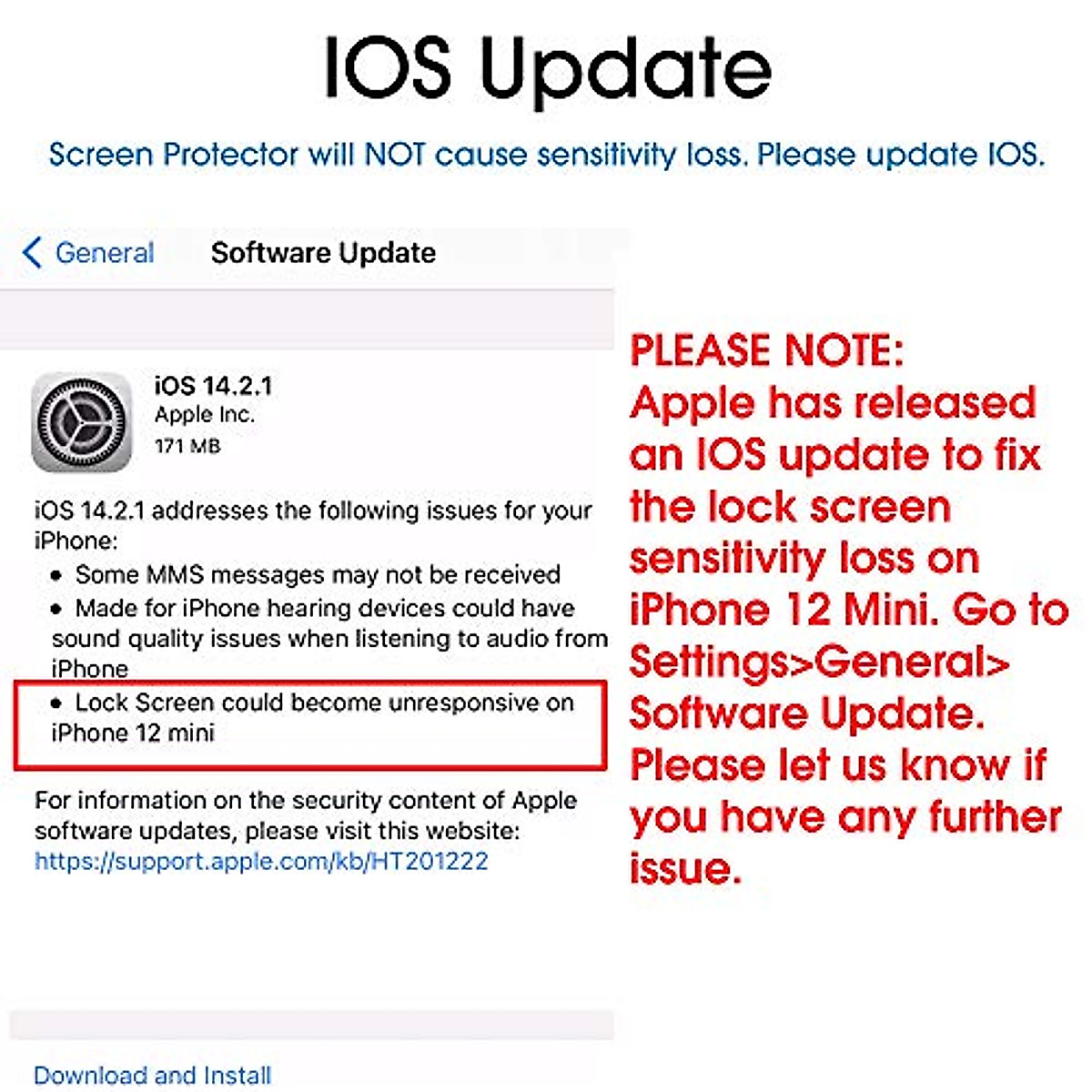 amFilm Glass Screen Protector Compatible with iPhone 12 Mini 5.4" Display, 2020, with Easy Installation Tray, Tempered Glass, 3 Pack