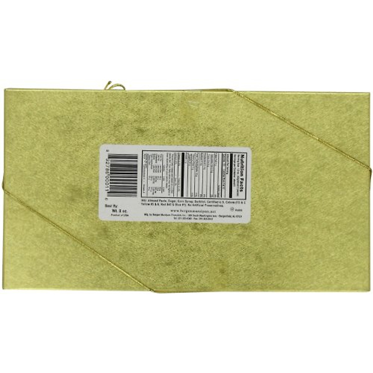 Bergen Marzipan M-1 Assorted Fruit, 8 Ounce