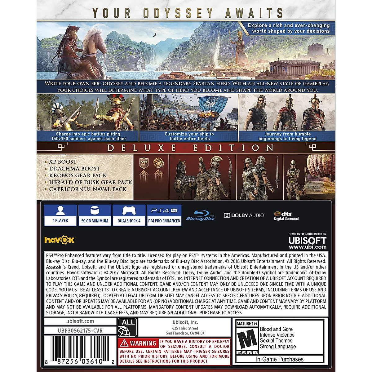 Assassin's Creed Odyssey Deluxe Edition - PlayStation 4