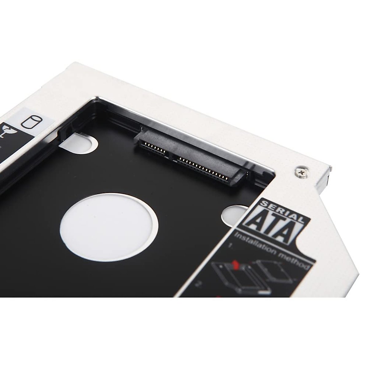 DY-tech 2nd HDD SSD Hard Drive Optical bay Caddy Frame Tray for Dell Latitude E6320 E6420 E6520 E6330 E6430 E6530 Modular Bay with Ejector + Bezel / faceplate