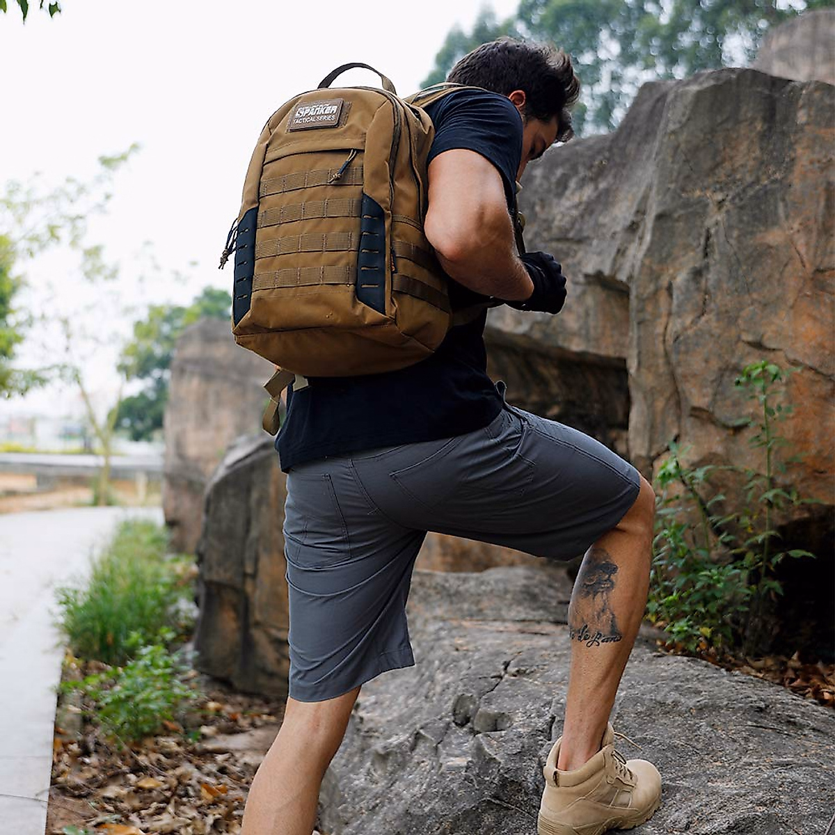 EXCELLENT ELITE SPANKER Military Tactical Backpack 18L Molle Backpacks Army Assault Survival Rucksack Pack (RGN)