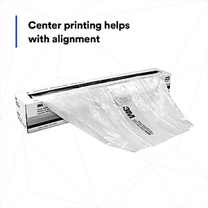 3M Plastic Sheeting 06723, High Density, Tear Resistant, Durable, Easy To Cut, 12 ft x 400 ft