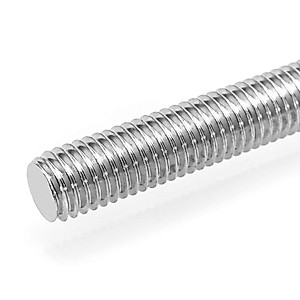 QWORK Stainless Steel Machinery Eye Bolt with Shoulder, 5 Pack 3/8" x 4" Long 304 Stainless Steel Marine Grade Shoulder Eye Bolt, Threaded Eyebolts