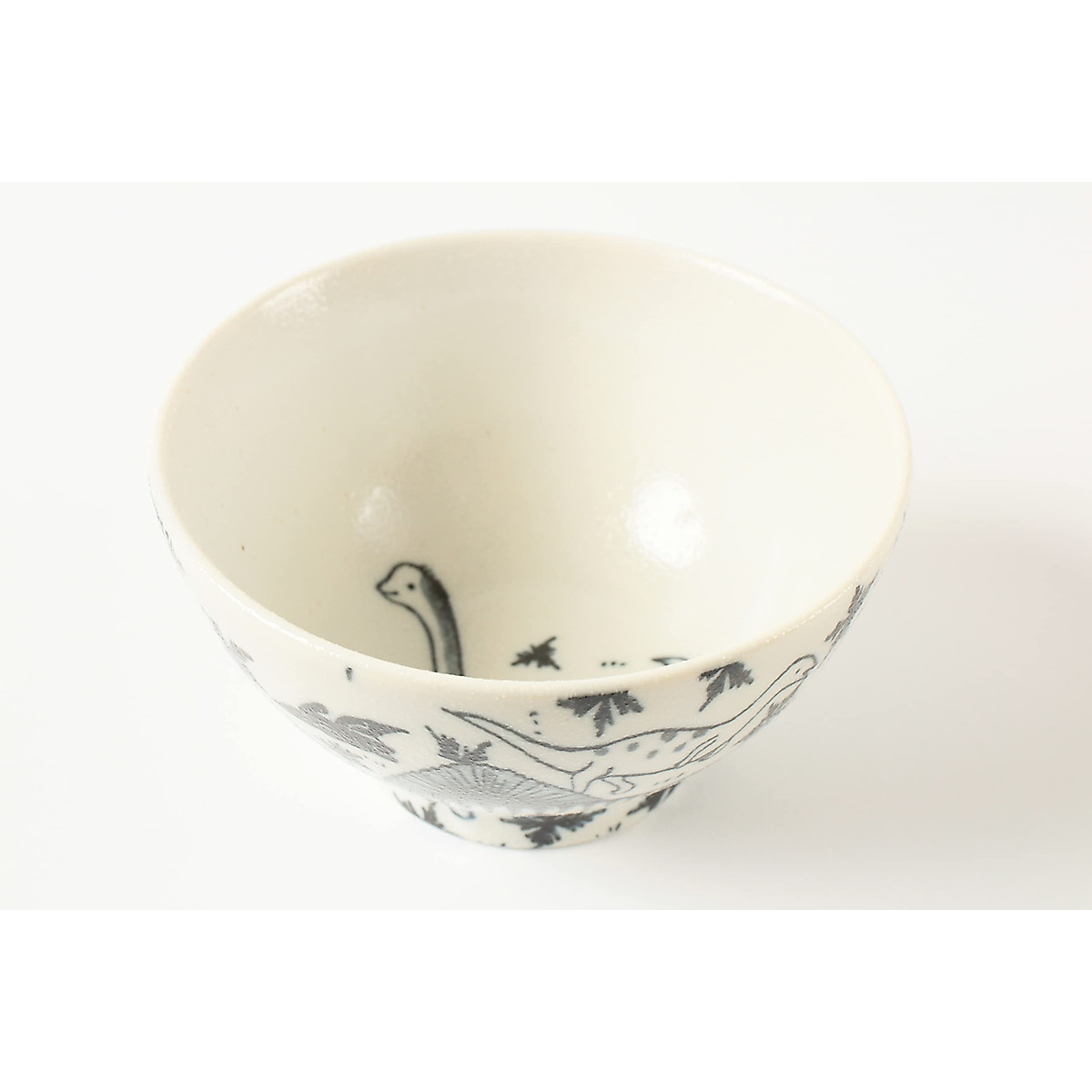 Mino ware Japanese Ceramics Rice Bowl Various Dinosaur Matte Finish made in Japan (Japan Import) GBC002
