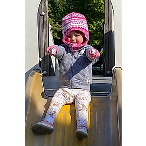 N'Ice Caps Kids Magic Stretch Gloves Mitten 3 Pairs Toddler Boys Girls Winter (2-4 Years, Trucks - Navy/Charcoal/Black Mittens)