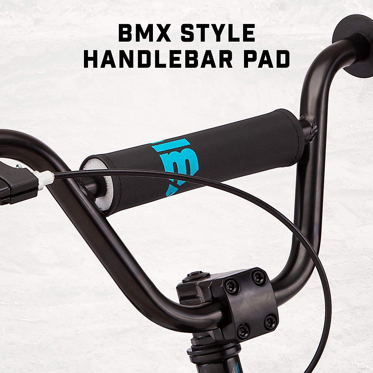 Mongoose Argus MX Kids Fat Tire Mountain Bike, 16-Inch Wheels, 3-Inch Wide Tires, High-Ten Steel Frame, Single Speed, Black