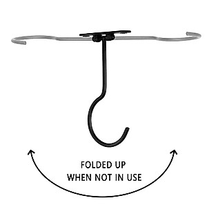 JINIHFW Banana Hook,Under Cabinet Banana Hook Foldable,Metal Banana Holder Hook Under Cabinet to Keep Bananas Fresh,Banana Hanger Hook