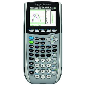 Texas Instruments 84PLSEC/TBL/1L1/L Graphing Calculator, Sliver