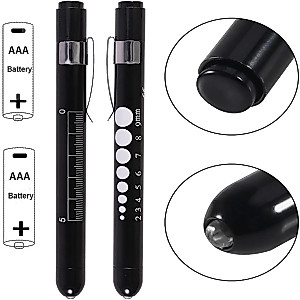 Pocketman LED Pen Light Torch Flashlight Penlights Lightweight Light Portable Single Mode Lamp for Lighting