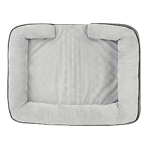 Pets Bed, Calming Anti Anxiety Crate Bed for Pets, Bed Machine Washable Breathable Soft Padding (30" L x 6" W x 20" H)