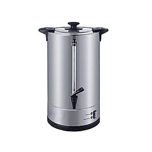 Restaurantware-110 Cup Coffee Urn, 1 Double Wall Hot Beverage Dispenser - Quick Brewing, For Home Or Commercial Use, Stainless Steel Coffee Dispenser, Equipped With Water Gauge and Safety Mechanism,