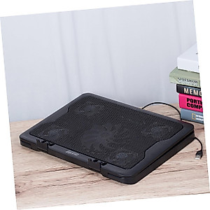 Mikikit Laptop Fan Cooler Portable Fan Notebook Cooler C5 Laptop Cooling Pad Portable Laptop Cooler