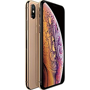 Apple iPhone XS Max, 64GB, Gold - Unlocked (Renewed Premium)