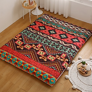 PRITIY Futon Floor Mattress Cover with Zipper, Futon Covers Queen Size Machine Washable Soft Skin-Friendly Tatami Mattress Cover Dustproof Cover for Bedroom