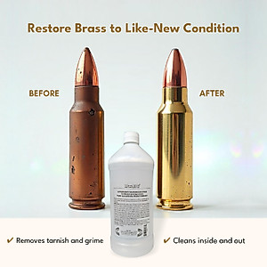 iSonic CSBC001 Ultrasonic Brass Cleaning Solution Super Concentrate, 1Qt Bottle