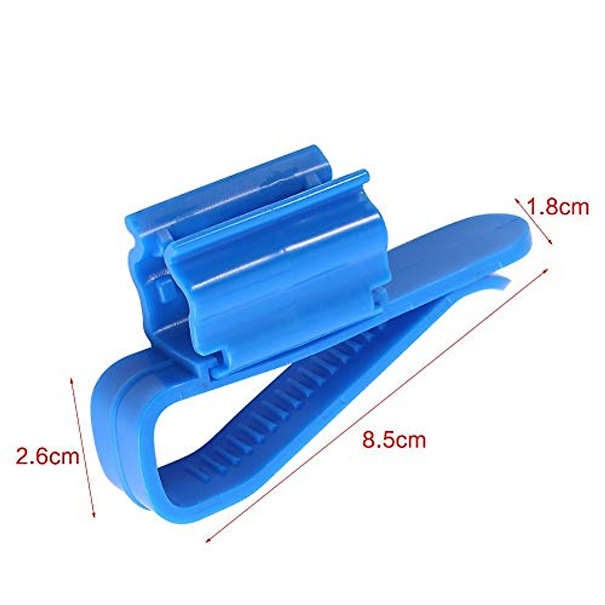 2Pcs Multifunction Plastic Adjustable Fish Tank Mounting Clip Water Pipe Tube Clamp Hose Holder Aquarium Hose Clamp