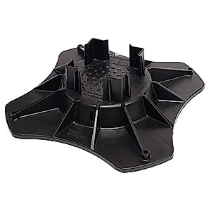 Foundation Block System for 1.5" - 2' Joist and Bearers as Well as 3.5" x 3.5" and 4" x 4" Posts, for Low Profile and Raised Decks, Sheds - DHFB1