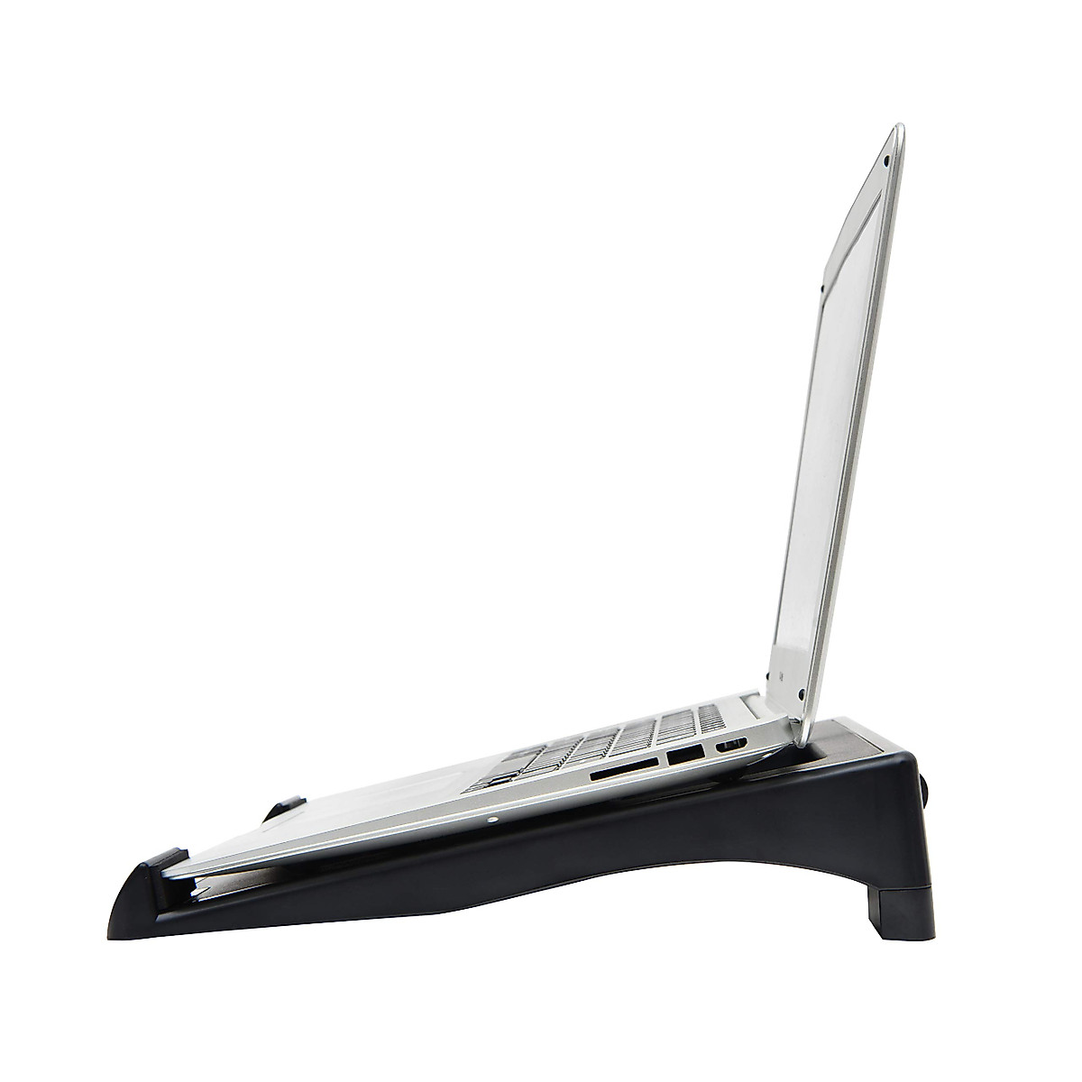 DAC Ventilated Height and Angle Adjustable Laptop Stand Riser for Desk, Non-skid, Cable Management Included 2.6" x 11.5" x 13"