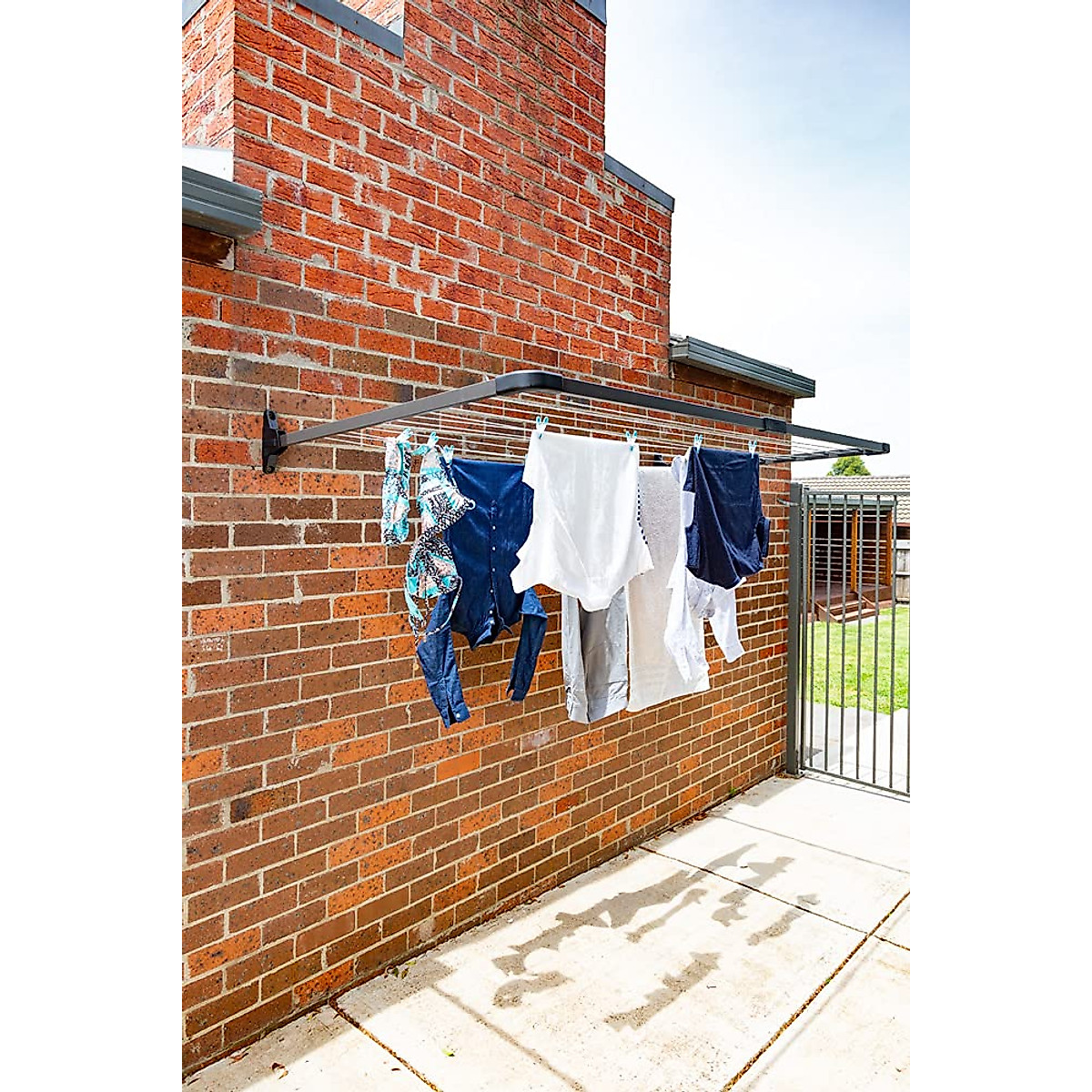 Daytek Mk2 Fold Down Clothesline - Mini, 29.5 Feet Drying Space