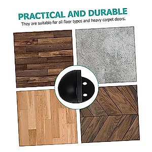 MAGICLULU 8 Pcs Door Stop Floor Door Open Holder Rubber Wall Shield Door Bumper Guard Bumper Protector Door Draft Door Lock Stopper Invisible Door Catch Hinge Stainless Steel No Punching