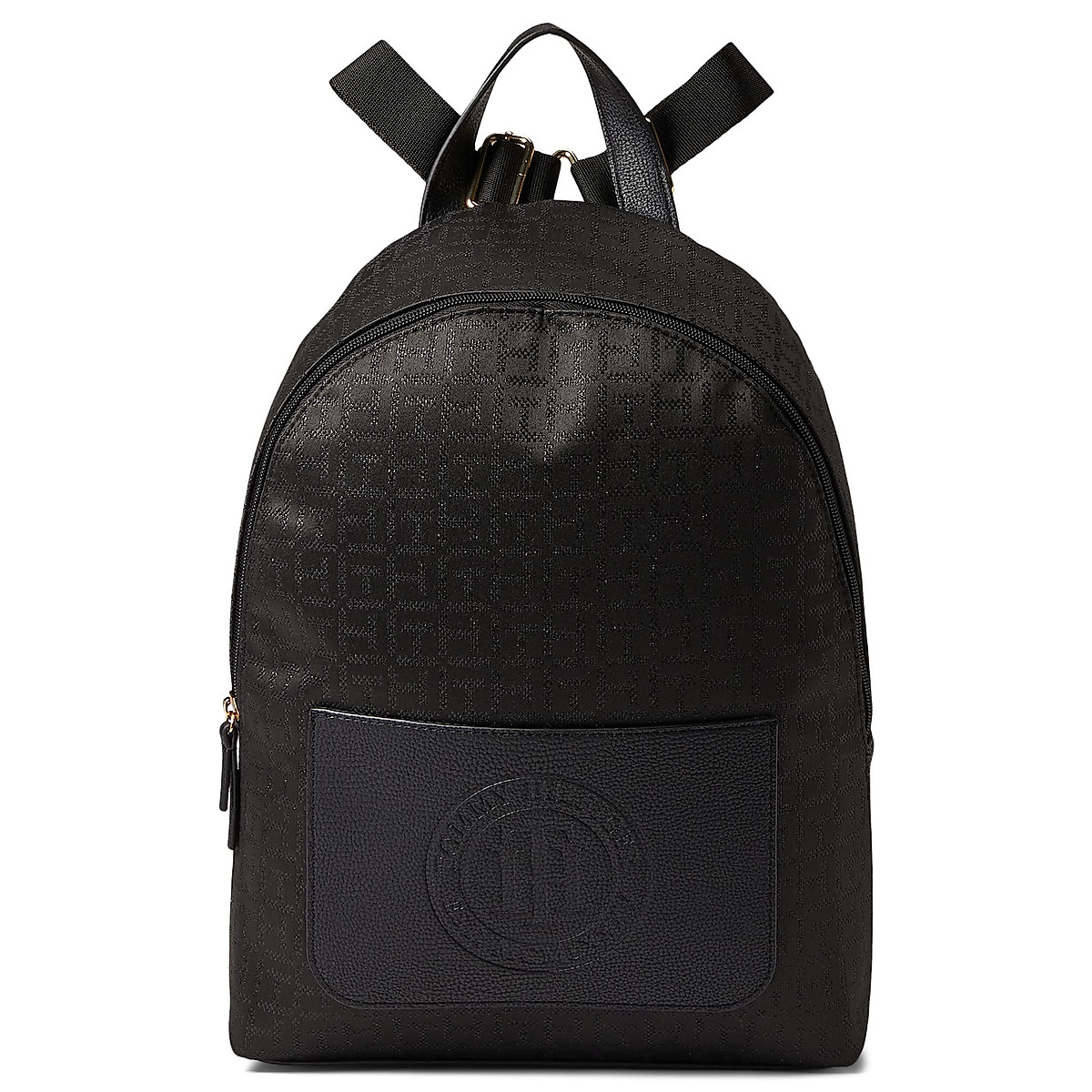 Tommy Hilfiger Millie II Medium Dome Backpack Black/Black Lurex One Size