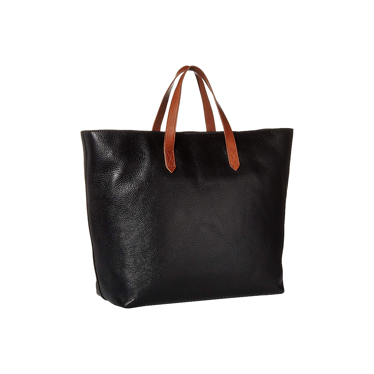 Madewell Women's The Zip-Top Transport Carryall, English Saddle, Tan, Brown, One Size