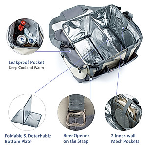 FRECOLSH Large Grill Caddy-BBQ/Tailgating Accessories, BBQ/Camping Caddy -Blackstone Grill Condiment Holder-Camping Gear-Grilling Bag-Camper Must Have Bag - Grilling Gifts for Men, Father's Day