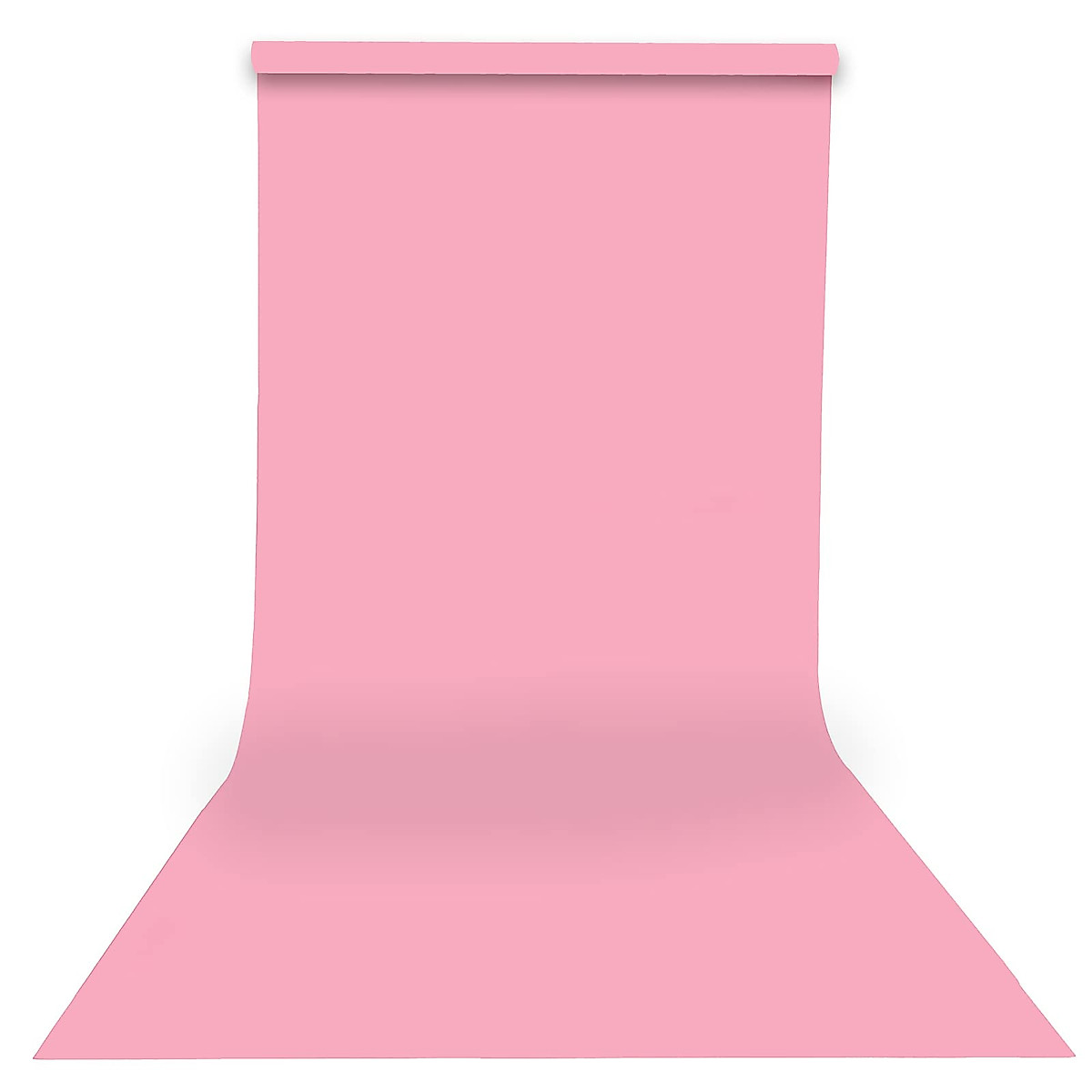 Yizhily Seamless Photogrphy Background Paper, Paper Backdrop Roll for Photoshoot, 53" x16', Coral, Carnation Pink