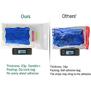 Foil Fringe Curtains Party Decorations - Melsan 3 Pack 3.2 x 8.2 ft Tinsel Curtain Party Photo Backdrop for Birthday Party Baby Shower or Graduation Decorations Navy