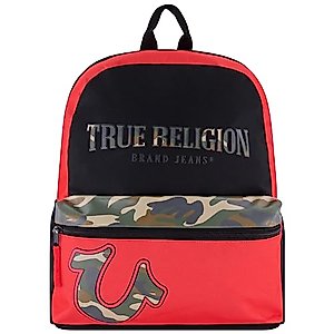 True Religion Laptop Backpack, Small Computer Travel Bag, Multi, 16 Inch