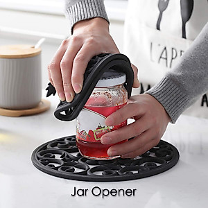 Colinda Silicone Trivet for Hot Dishes, Hot Pot and Pads - Protect Countertop from Hot Pot and Pans Coming Out from The Oven or Stove - Non-Slip & Heat Resistant,White,Set of 3