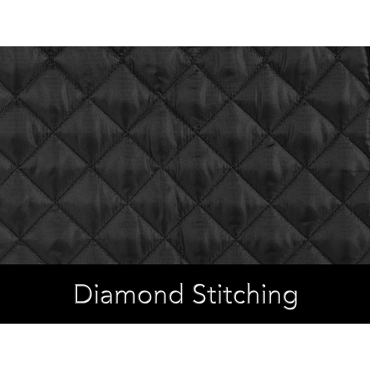 Covermates Keepsakes - Oval Appliance Cover - Dust Protection - Stain Resistant - Washable - Appliance Cover-Black