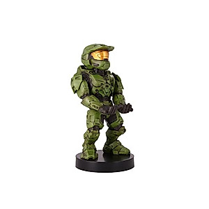 Cable Guys - Halo Figures Master Chief Infinite Gaming Accessories Holder & Phone Holder for Most Controller (Xbox, Play Station, Nintendo Switch)