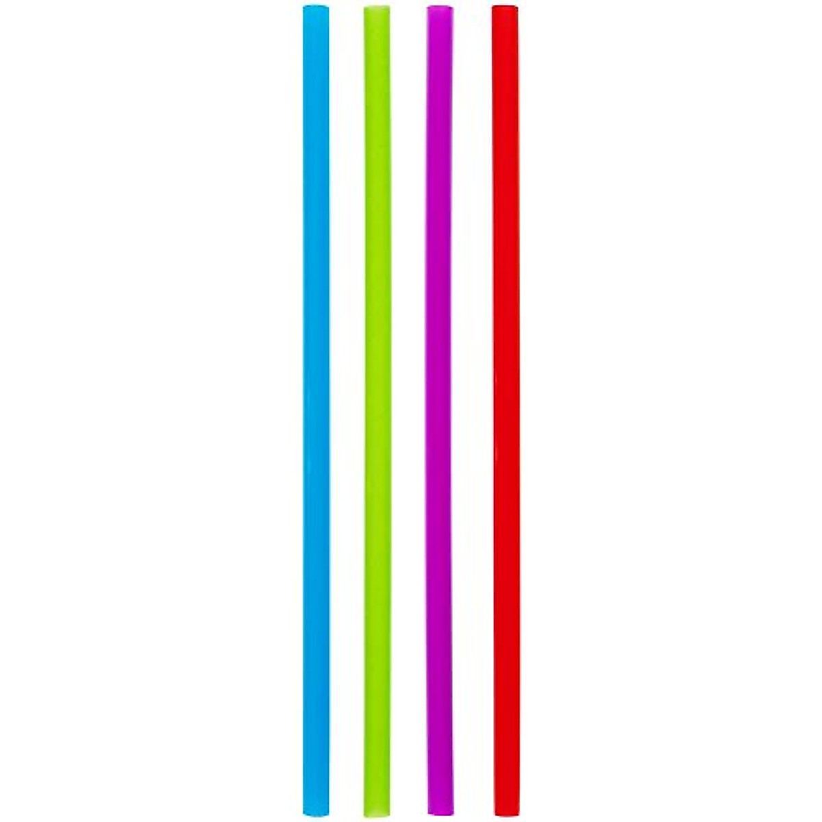 Plastic Drinking Straws 250 Count BPA-Free Multi-Colored Disposable Straws, Assorted - DuraHome (250 Pack)