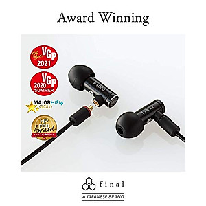 Final E4000 High Resolution Sound Isolating In-Ear Headphones Earphones