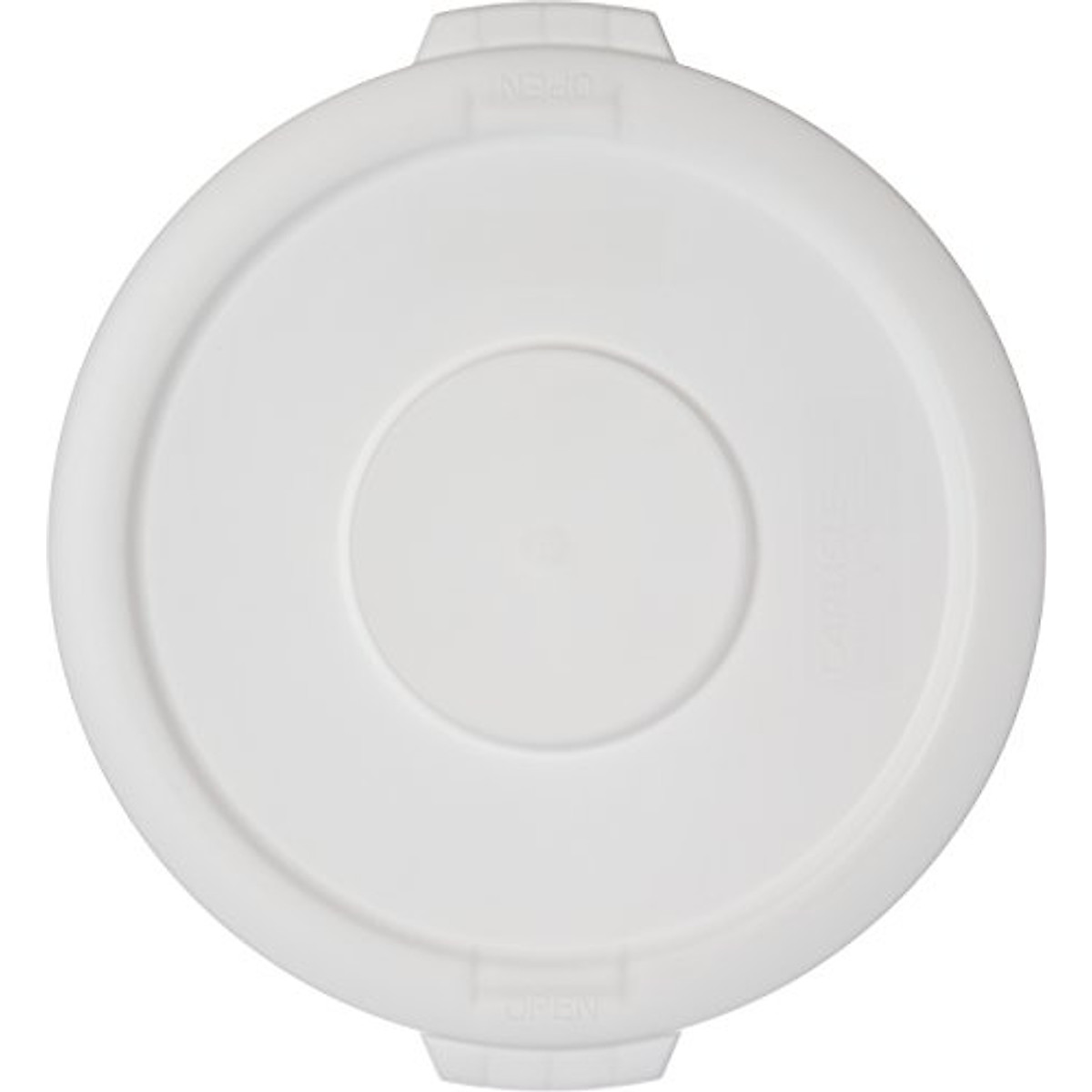 Carlisle FoodService Products 34101102 Bronco Round Waste Bin Food Container Lid, 10 Gallon, White