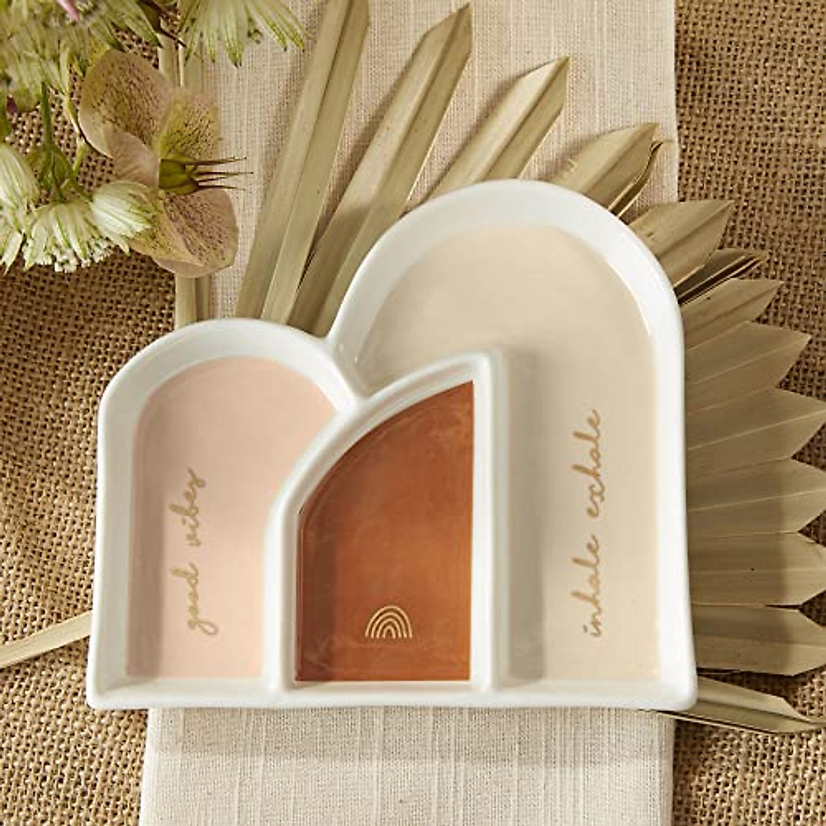 Kate Aspen Boho Arch Trinket Dish - Candy Dish, Shower Prize, Decorative Tray, Ring Holder, Jewelry Tray, Home Décor, One Size (23271NA)