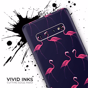 DesignSkinz Tropical Neon Summer Flamingo Protective Vinyl Decal Wrap Skin Cover Compatible with The Samsung Galaxy S20 (Screen Trim & Back Glass Skin)