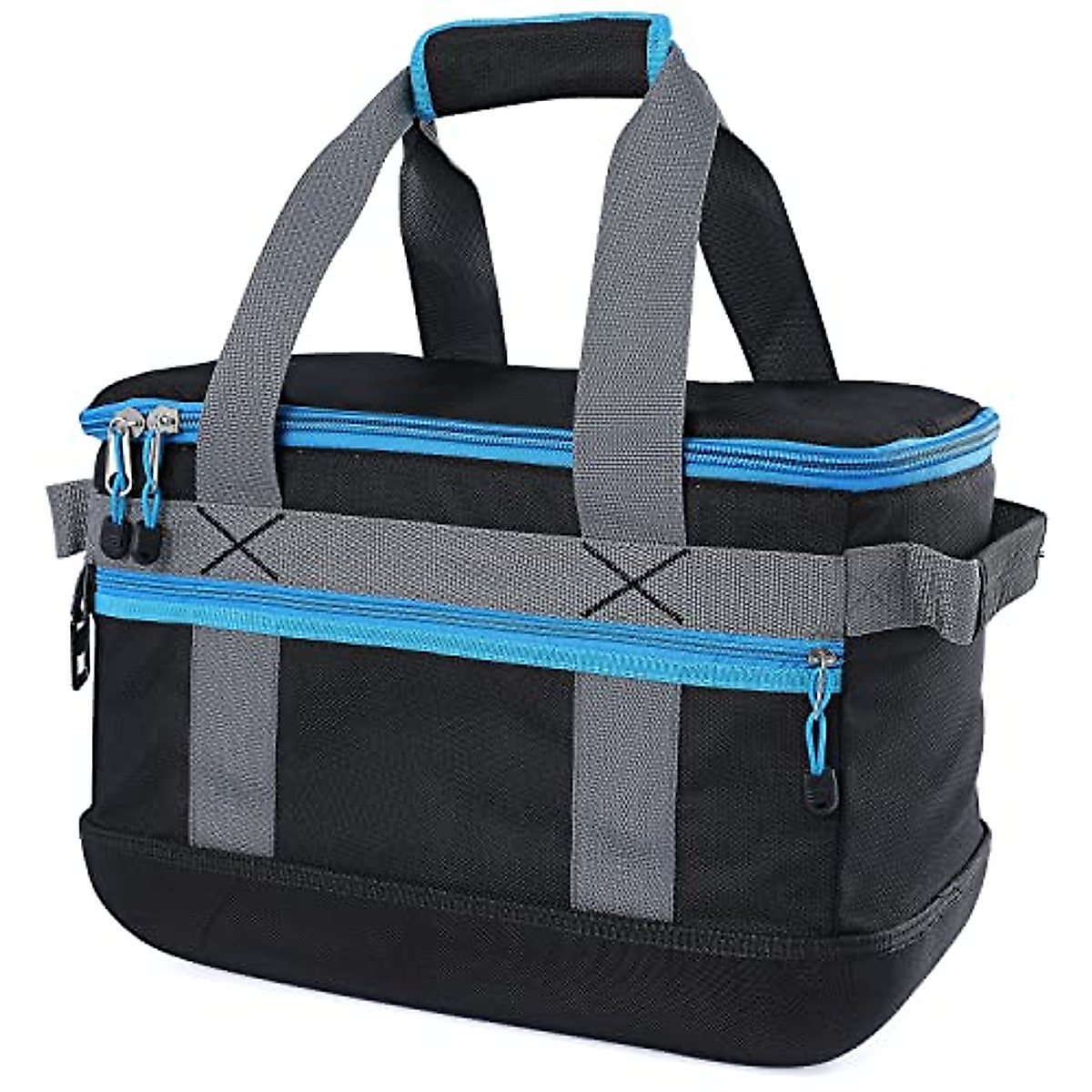 ABCCAMPING Camping Cooler Bag, Soft Sided Cooler, 50-Can Insulated Lunch Cooler Bag, Leak Proof Soft Cooler Bag Cooler Bag， Keep 24 Hours for Camping, Fishing, Hiking, Picnicking, Beach