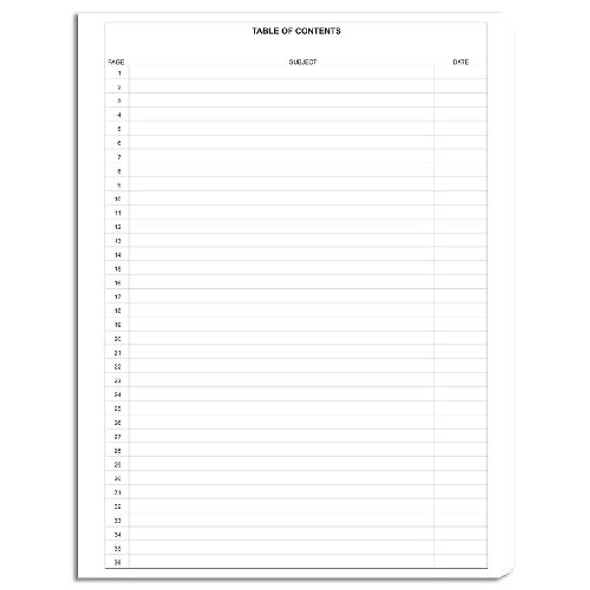 BookFactory Note Taking Notebook/Student Note Taker Carbonless Notebook, 50 Sets of 8 1/2" x 11" Pages - 100 Sheets Total - [Wire-O Bound] (LOG-050-7CW-D (NoteTaking))