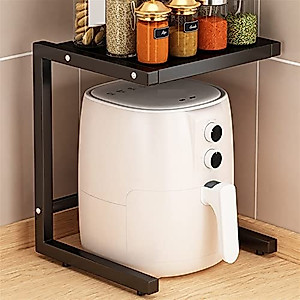 LUCBEI Microwave Oven Rack Air Fryer Storage Rack, Kitchen Countertop, Multifunctional Household Rice Cooker Storage Rack, Layered Electrical Storage Rack Kitchen Storage Rack