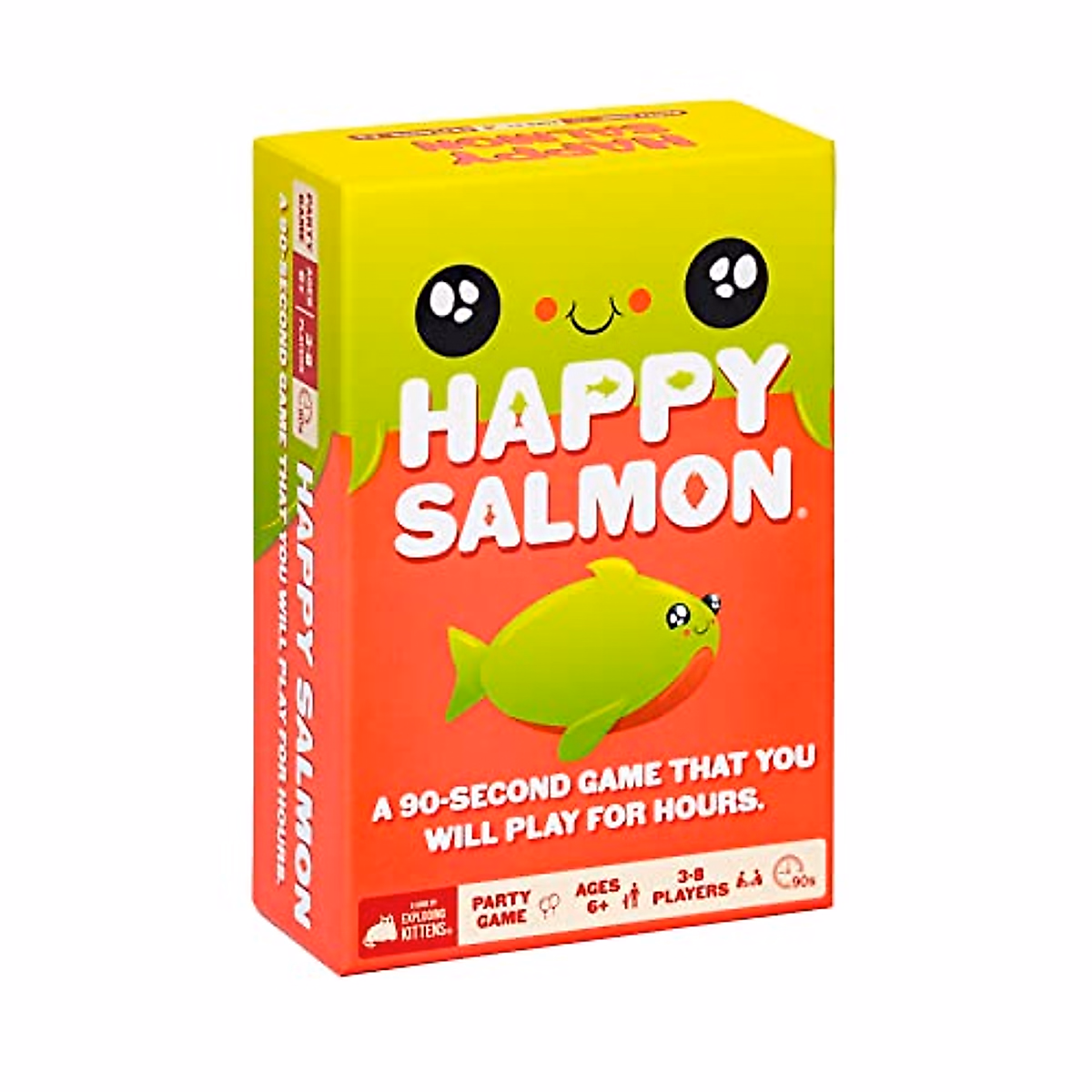 Exploding Kittens Happy Salmon Family-Friendly Party - Card Games for Adults, Teens & Kids