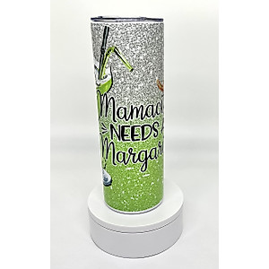 Glow in the Dark Mamacita Needs a Margarita Tumbler Cup