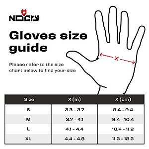 NoCry Leather Work Gloves with Reinforced Palms and Fingers and Adjustable Wrists; Made with 100% Goat Leather; Great Gardening Gloves for Men and Women; Tough Enough for Construction Work Too, Small