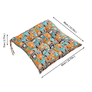 TUNKENCE Chair Pads Indoor Chair Cushions Soft Warm Floor Cushion for Kids Soft Seat Cushion Pads Non Slip for Lounge, Kitchen,Office