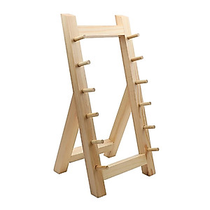 Japanese Bayonet Wooden Knife Rest Wooden Knife Holder Swinging Knife Rack Wooden Shelf Willow Knife Sushi Chef Tool (Six Layer)